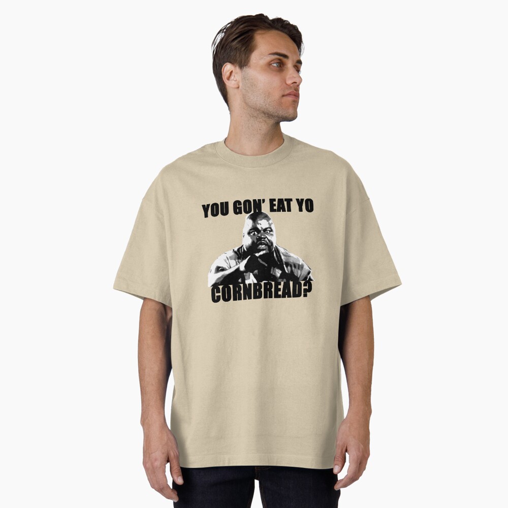 "You gon' eat yo cornbread?" Sticker for Sale by abstractcomkx | Redbubble