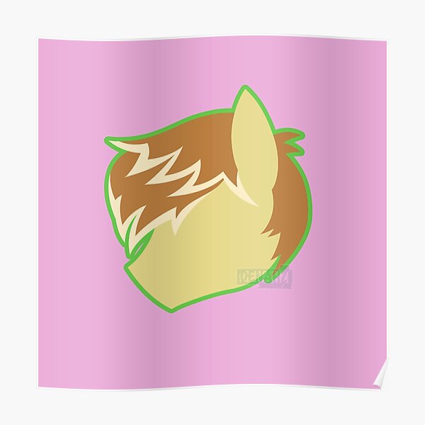 "MLP Minimalist Feather Bangs" Poster for Sale by DeRukoandCO | Redbubble