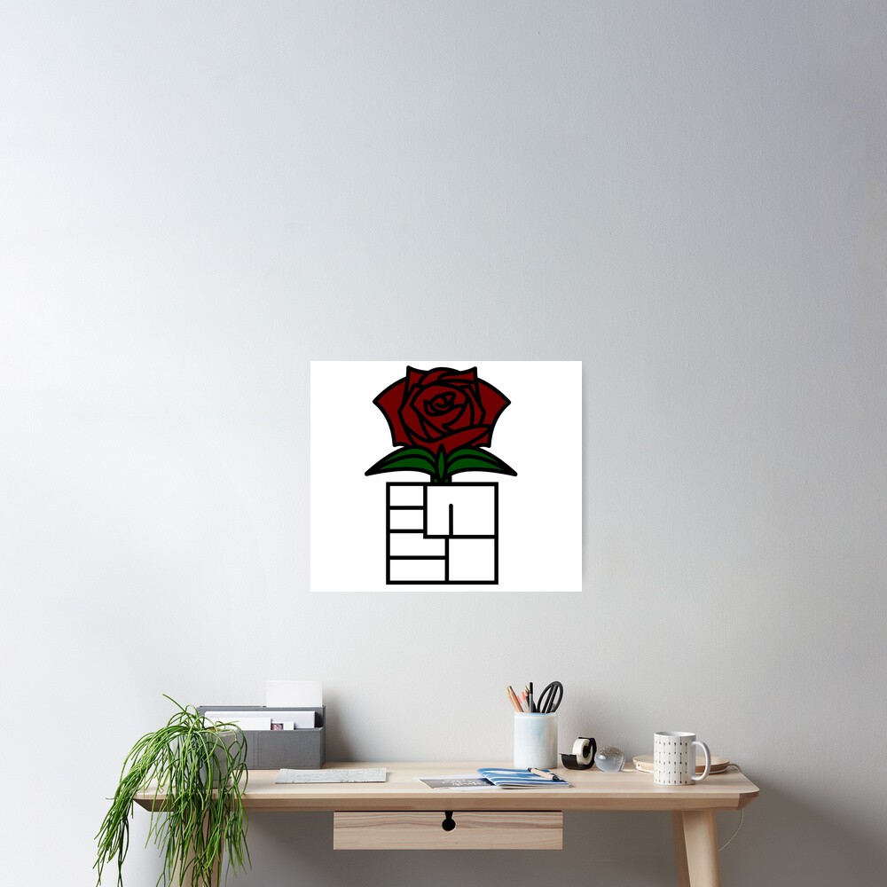 "DSA Rose" Poster by artmarxthespot | Redbubble