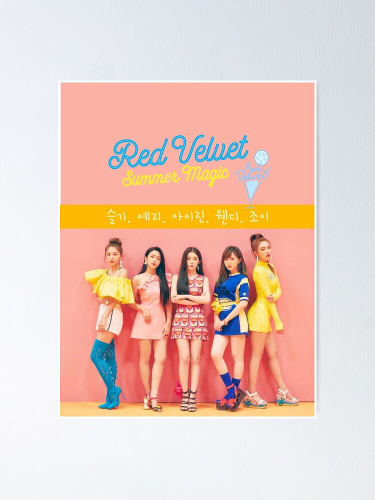 "RED VELVET Summer Magic 02" Poster for Sale by nurfzr | Redbubble