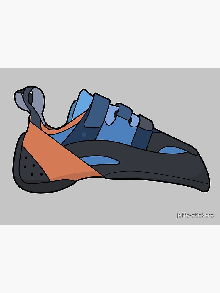 "Climbing Shoe Illustration" Art Print by jeffs-stickers | Redbubble