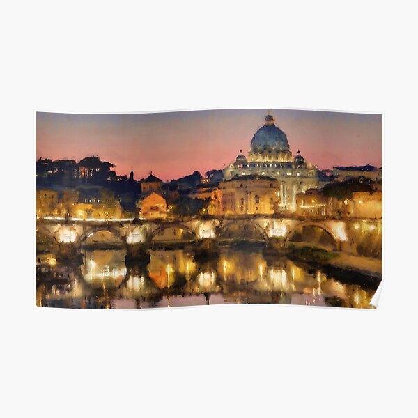 "Rome and the Vatican City " Poster by ErianAndre | Redbubble