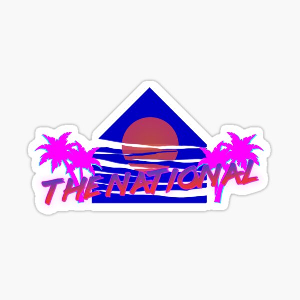 "The National - 80s (Logo)" Sticker for Sale by niflheimv | Redbubble