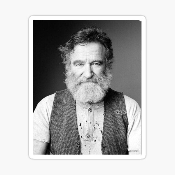 "Robin Williams" Sticker for Sale by DJRobbyRob0425 | Redbubble