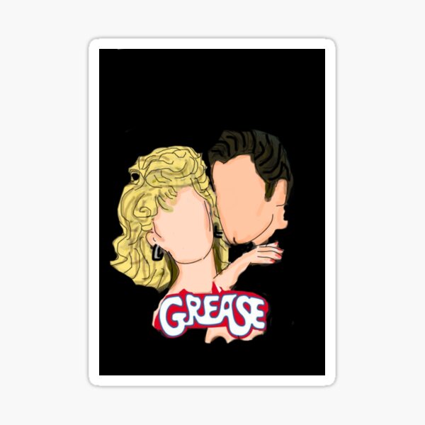 "GREASE" Sticker by Dassy86 | Redbubble