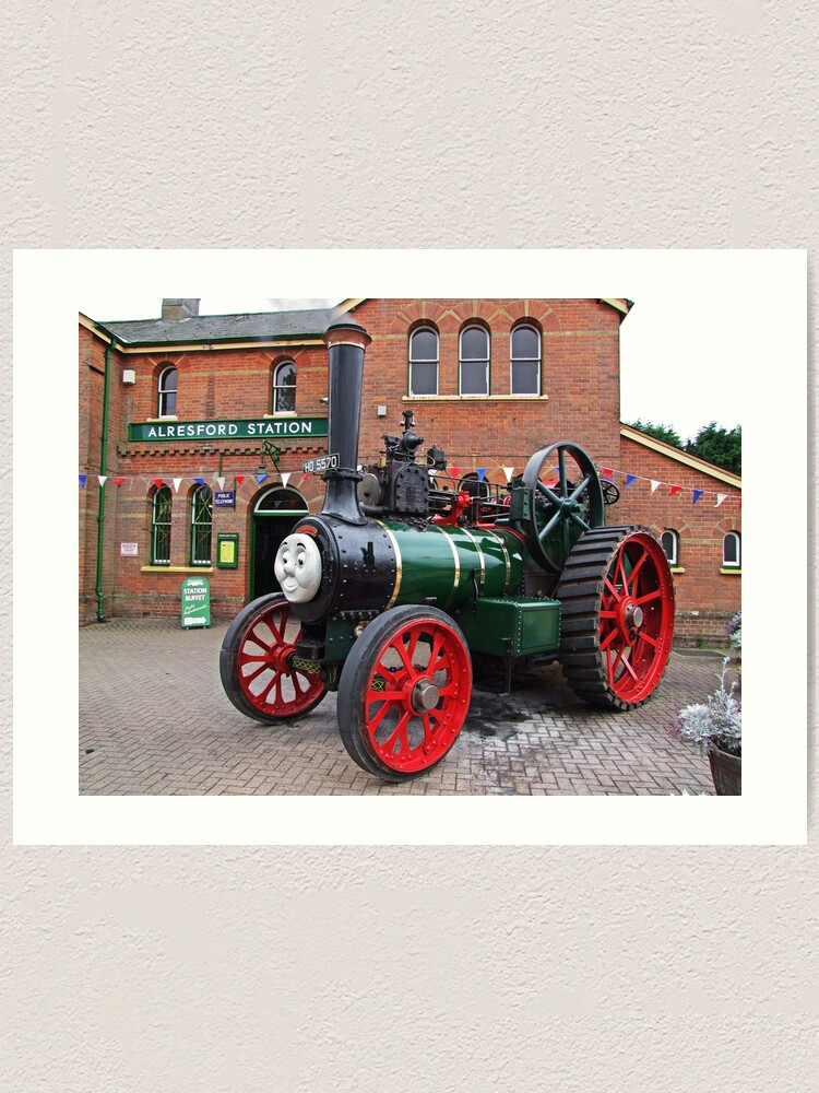 ""Trevor" The Traction Engine" Art Print by Arrowman | Redbubble