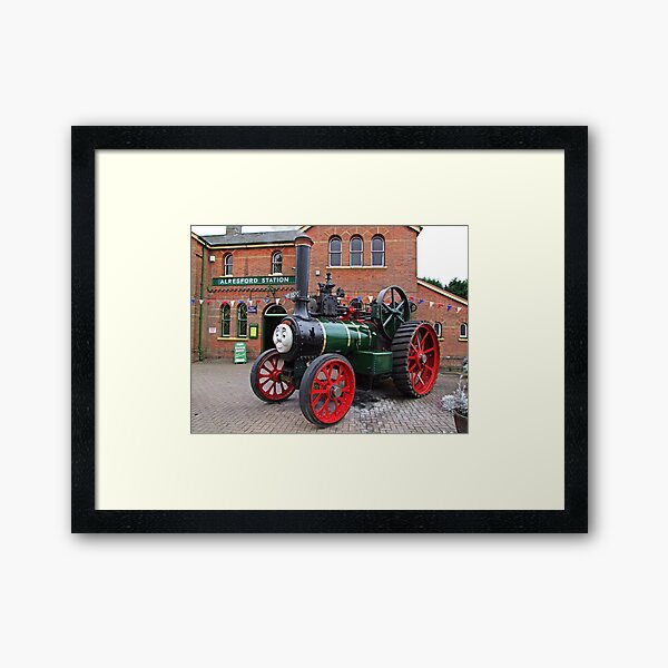 ""Trevor" The Traction Engine" Framed Art Print for Sale by Arrowman ...