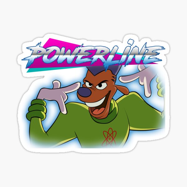 "PowerLine" Sticker for Sale by Mrockz | Redbubble