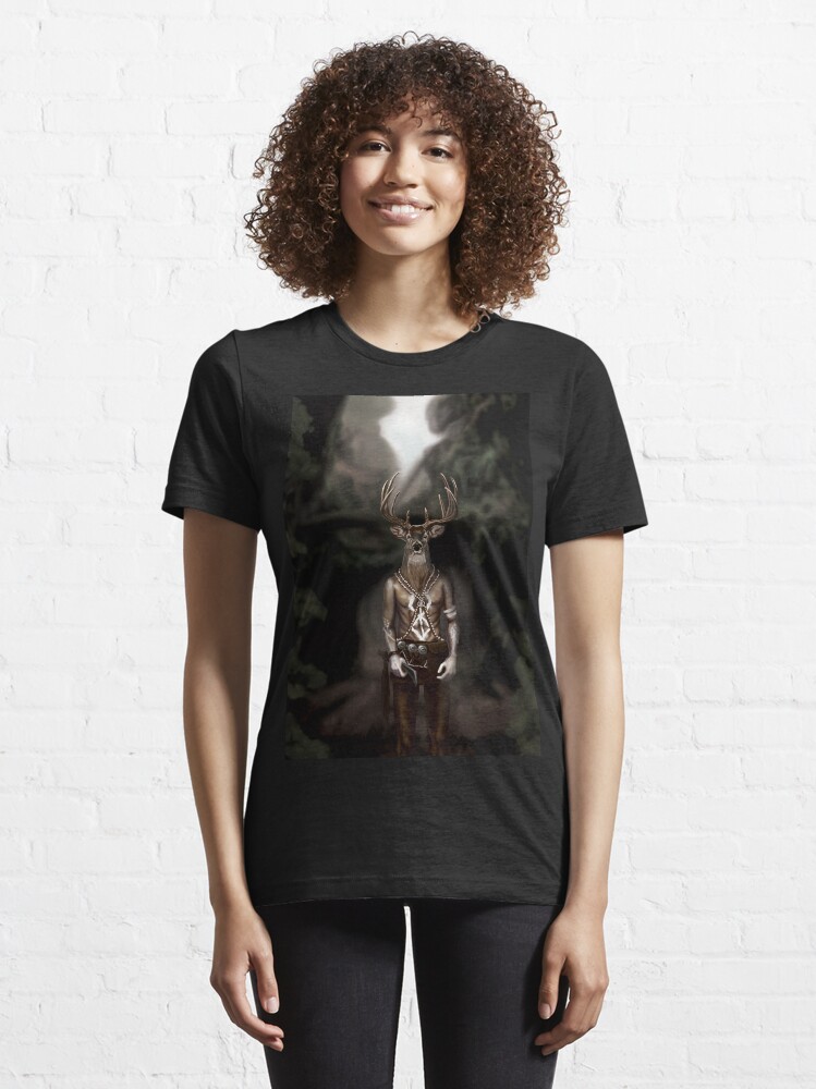 "Skinwalker shaman medicine man deer head" T-shirt for Sale by ...