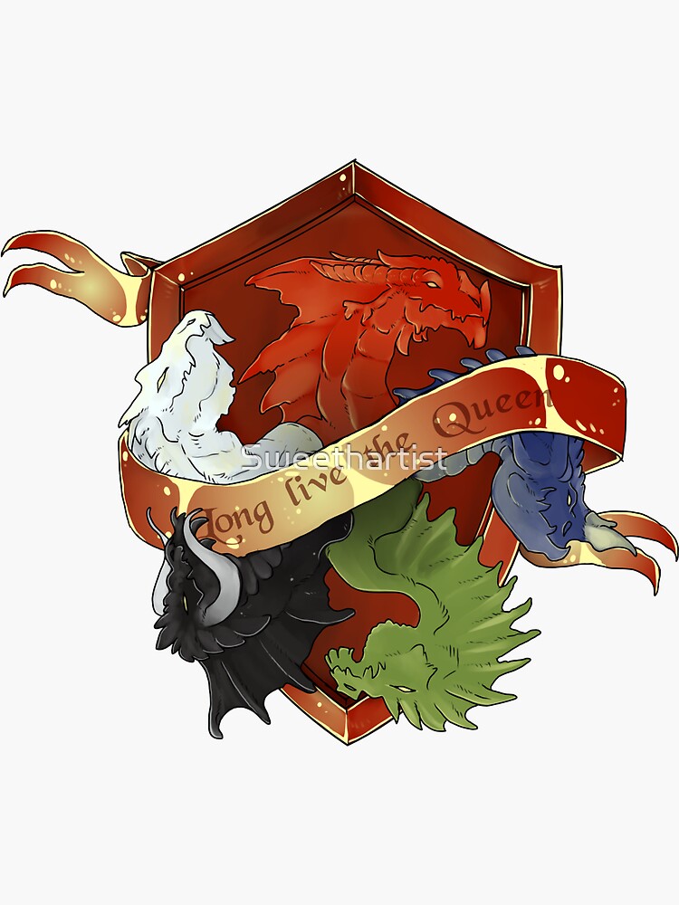 "Long Live the Queen" Sticker for Sale by Sweethartist | Redbubble