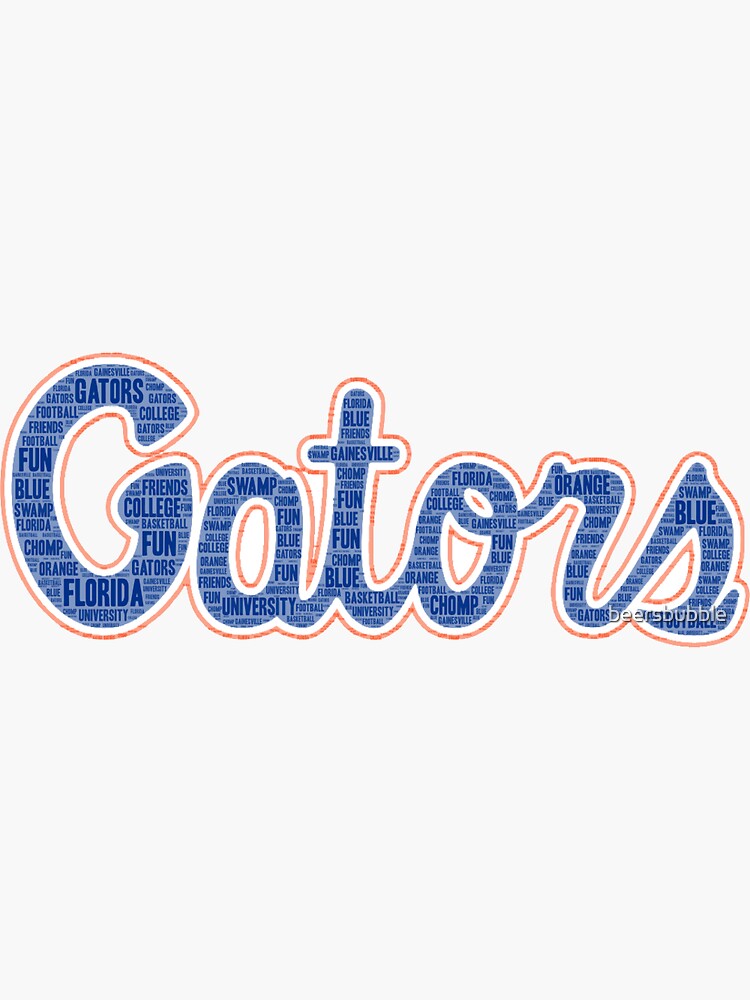 "UF Logo 2" Sticker for Sale by beersbubble | Redbubble
