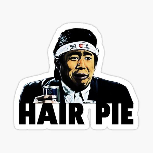 "Hair Pie" Sticker for Sale by American Artist | Redbubble