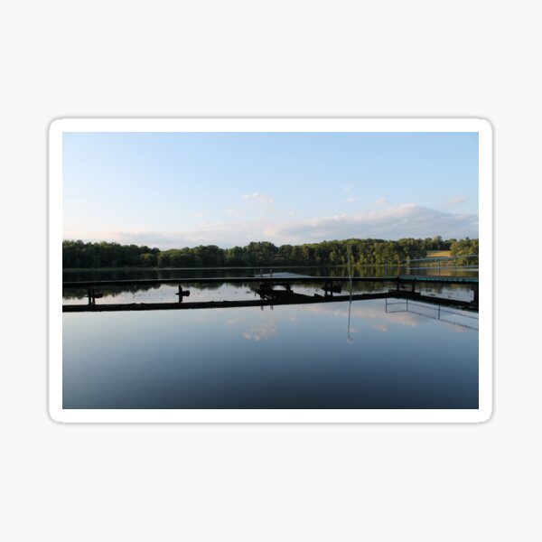 "Lake Oxbow Camp Kelly" Sticker by ctkucewicz | Redbubble