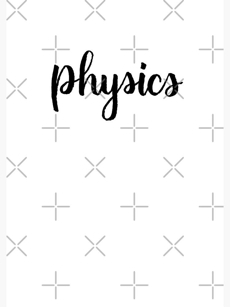 "Physics Calligraphy Label" Journal for Sale by the-bangs | Redbubble