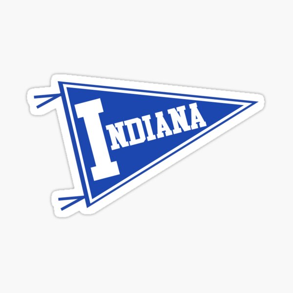 " Indiana state university" Sticker by sflissler | Redbubble