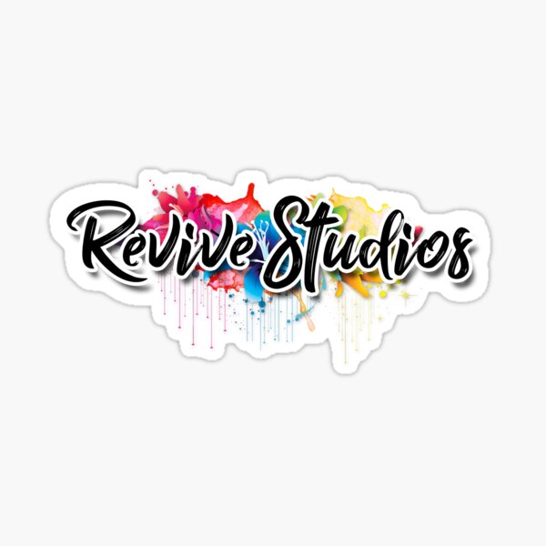 "Revive Studio Logo Items" Sticker for Sale by revivestudioart | Redbubble