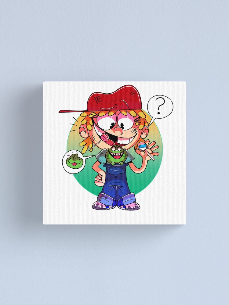 "The Loud House Lana Loud and Hopps Frog" Canvas Print by Jrgoyette ...