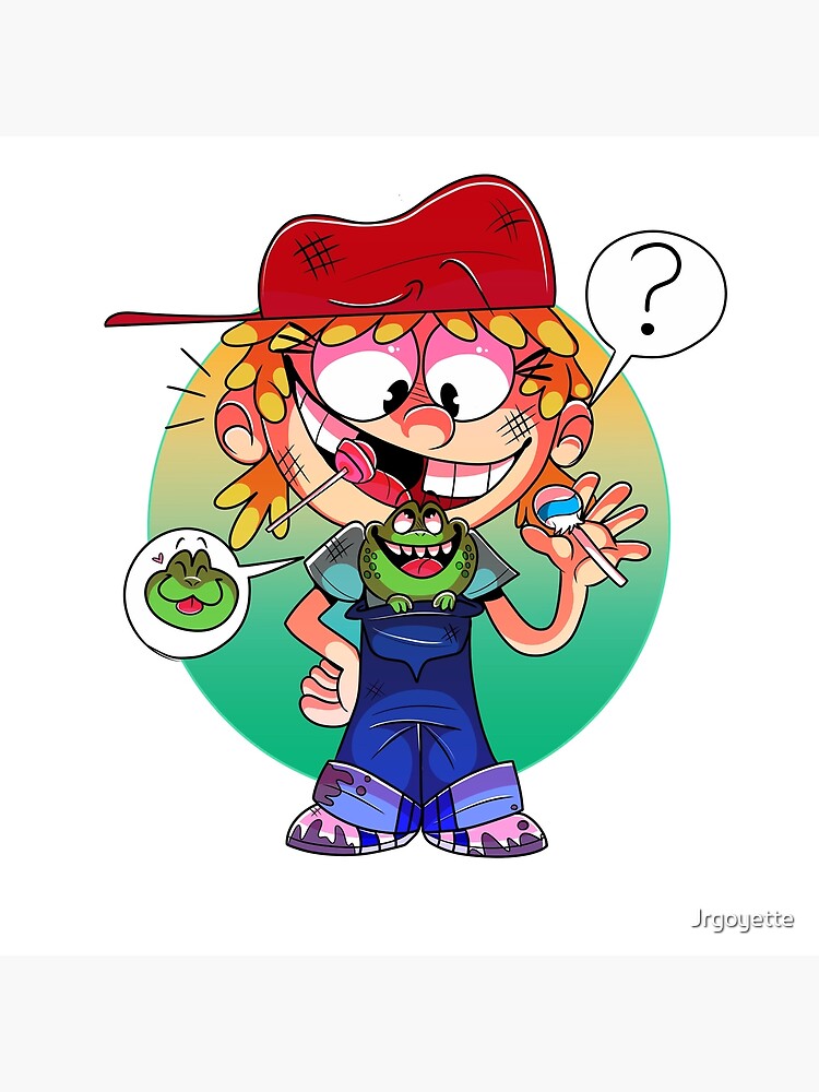 "The Loud House Lana Loud and Hopps Frog" Canvas Print by Jrgoyette ...