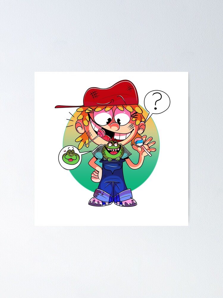 "The Loud House Lana Loud and Hopps Frog" Poster for Sale by Jrgoyette ...