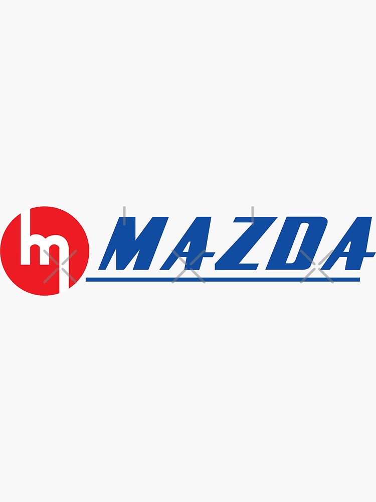 "MAZDA Classic" Sticker for Sale by bubbles-garage | Redbubble