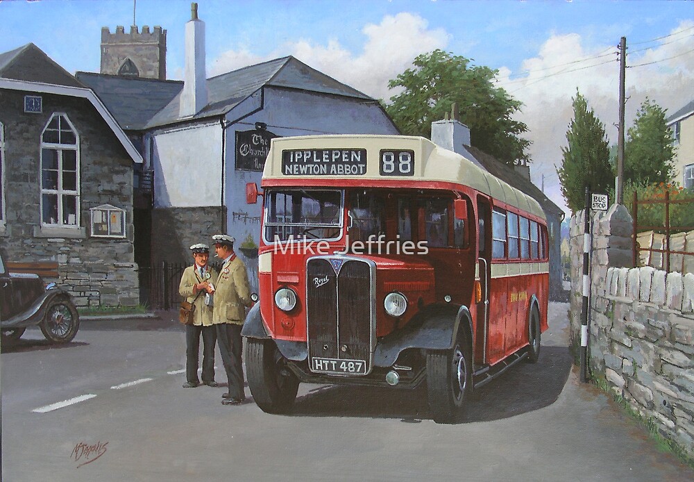 "Devon General AEC Regal" by Mike Jeffries | Redbubble