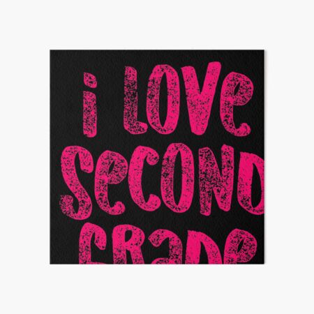 "Second Grade Design I Love Second Grade Light Cute Gift 2nd Teacher ...