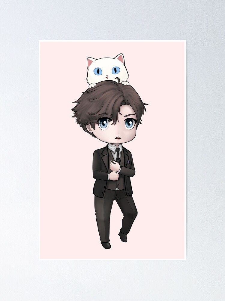 "Mystic Messenger chibi - Jumin" Poster for Sale by drlurking | Redbubble