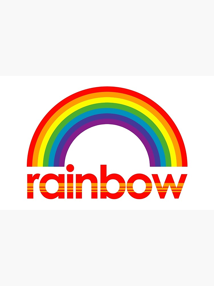 "Rainbow - Retro Kids TV " Poster for Sale by UnconArt | Redbubble