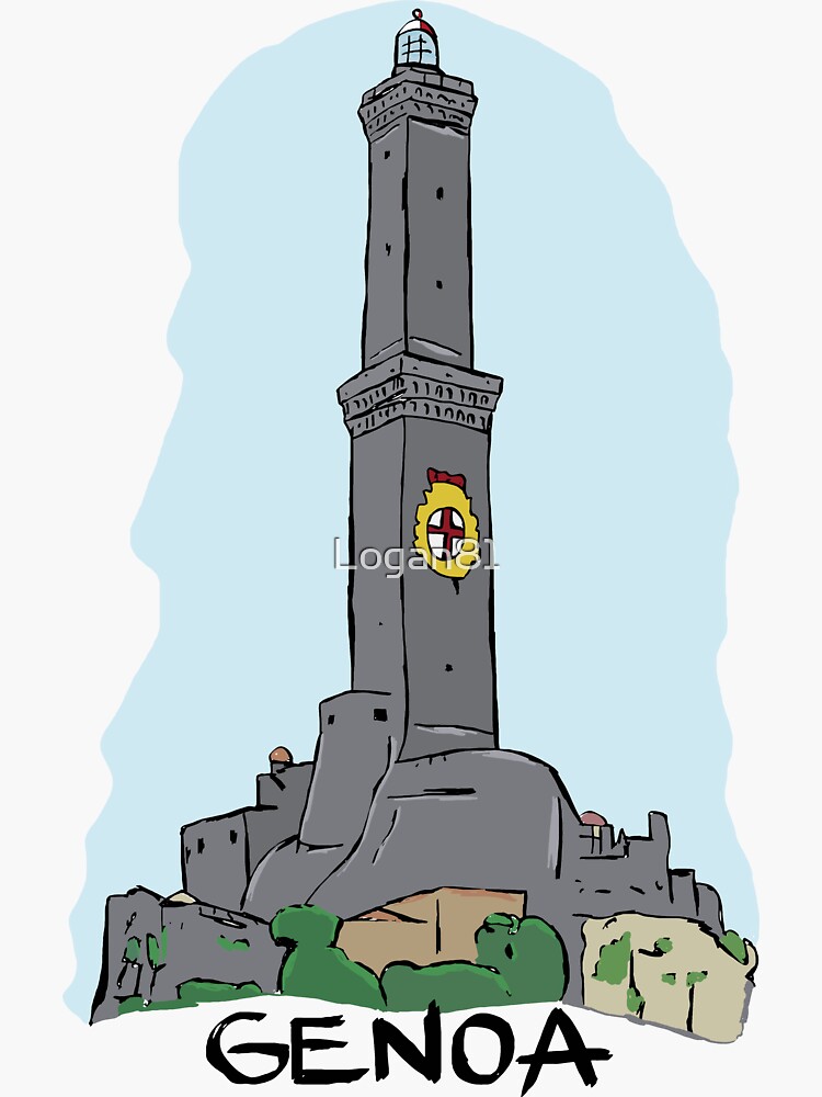 "Genoa city in Italy" Sticker for Sale by Logan81 | Redbubble