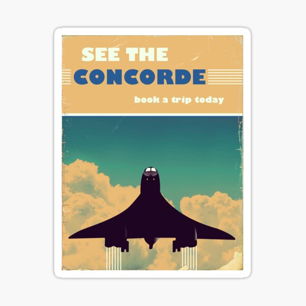 Concorde Stickers | Redbubble