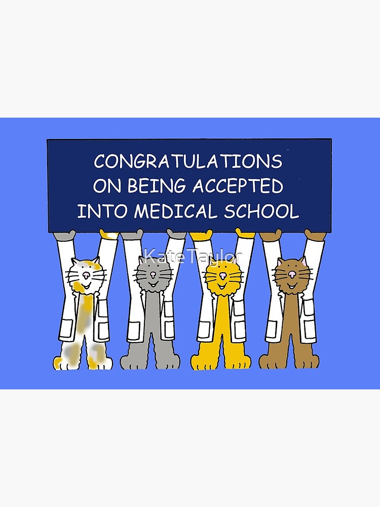 "Congratulations on Being Accepted into Medical School." Greeting Card ...