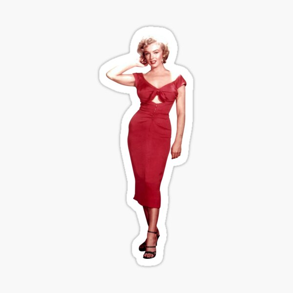"Marilyn Monroe Sticker" Sticker for Sale by holidays4you | Redbubble