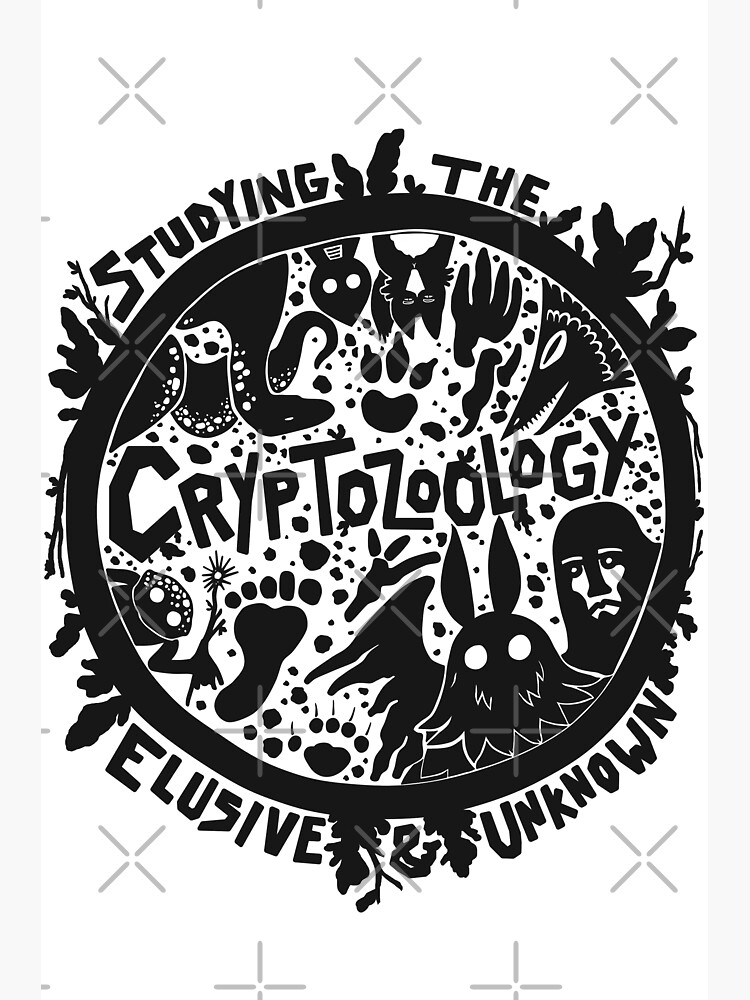 "Cryptozoologist Design" Poster for Sale by Egertron | Redbubble