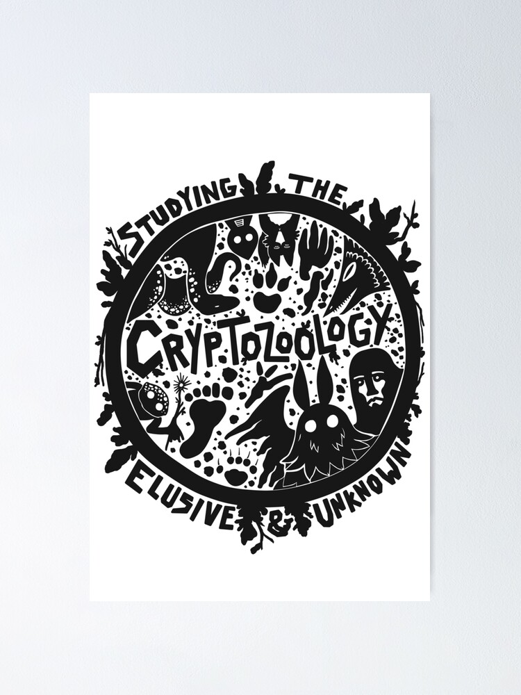 "Cryptozoologist Design" Poster for Sale by Egertron | Redbubble