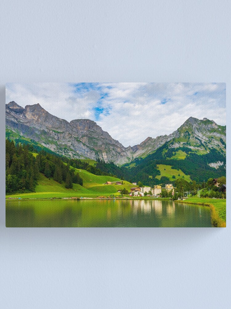 "Eugenisee - Engelberg, Schweiz" Leinwanddruck von PeterCseke | Redbubble