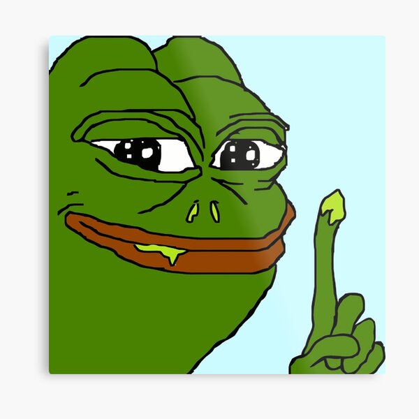 Sad Frog Metal Prints | Redbubble