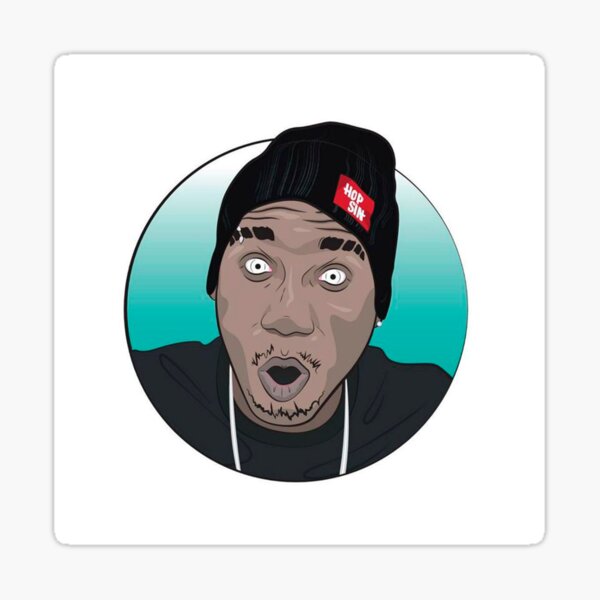 "Hopsin art" Sticker for Sale by andrejonas | Redbubble
