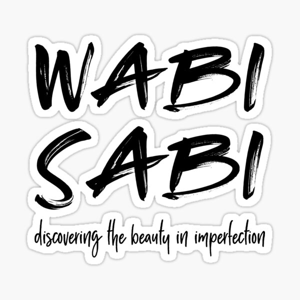 "Wabi Sabi" Sticker for Sale by beakraus | Redbubble