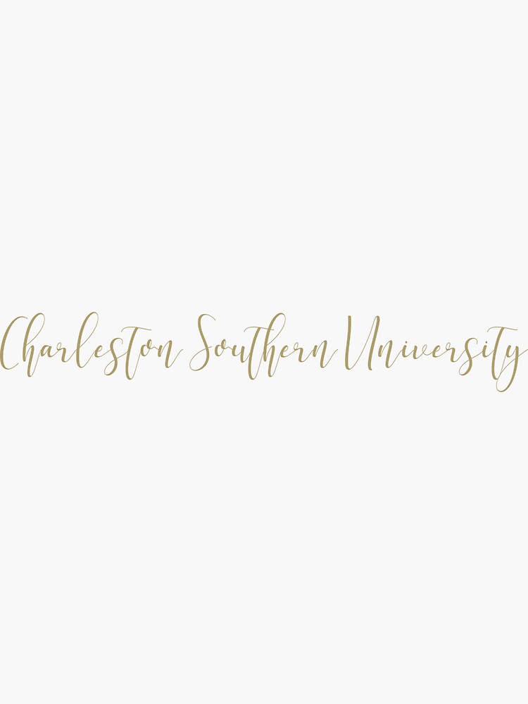 "Calligraphy CSU - Gold" Sticker for Sale by hayliss25 | Redbubble