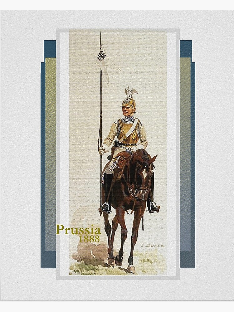 "Prussian Cuirassier ...German Lancer" Art Print by edsimoneit | Redbubble