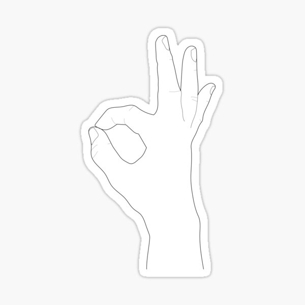 "Gottem Hand" Sticker for Sale by yhantash | Redbubble