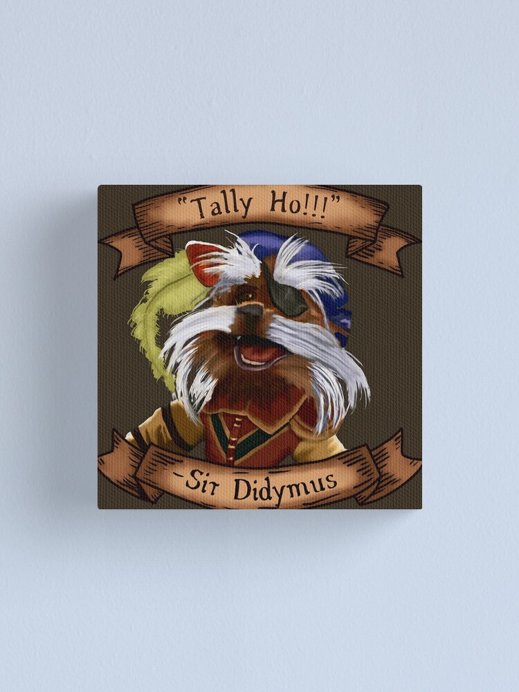 "Sir Didymus" Canvas Print for Sale by vpdesign | Redbubble