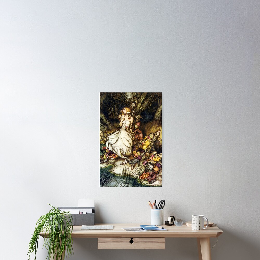 "The Goblin Market - Arthur Rackham" Poster for Sale by forgottenbeauty ...