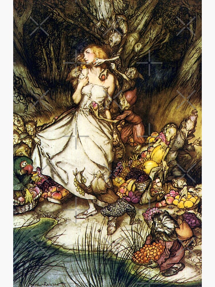 "The Goblin Market - Arthur Rackham" Poster for Sale by forgottenbeauty ...