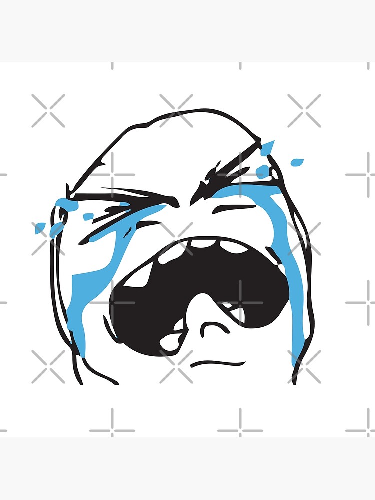 "Troll crying tantrum with big tears on the cheeks Internet memes ...