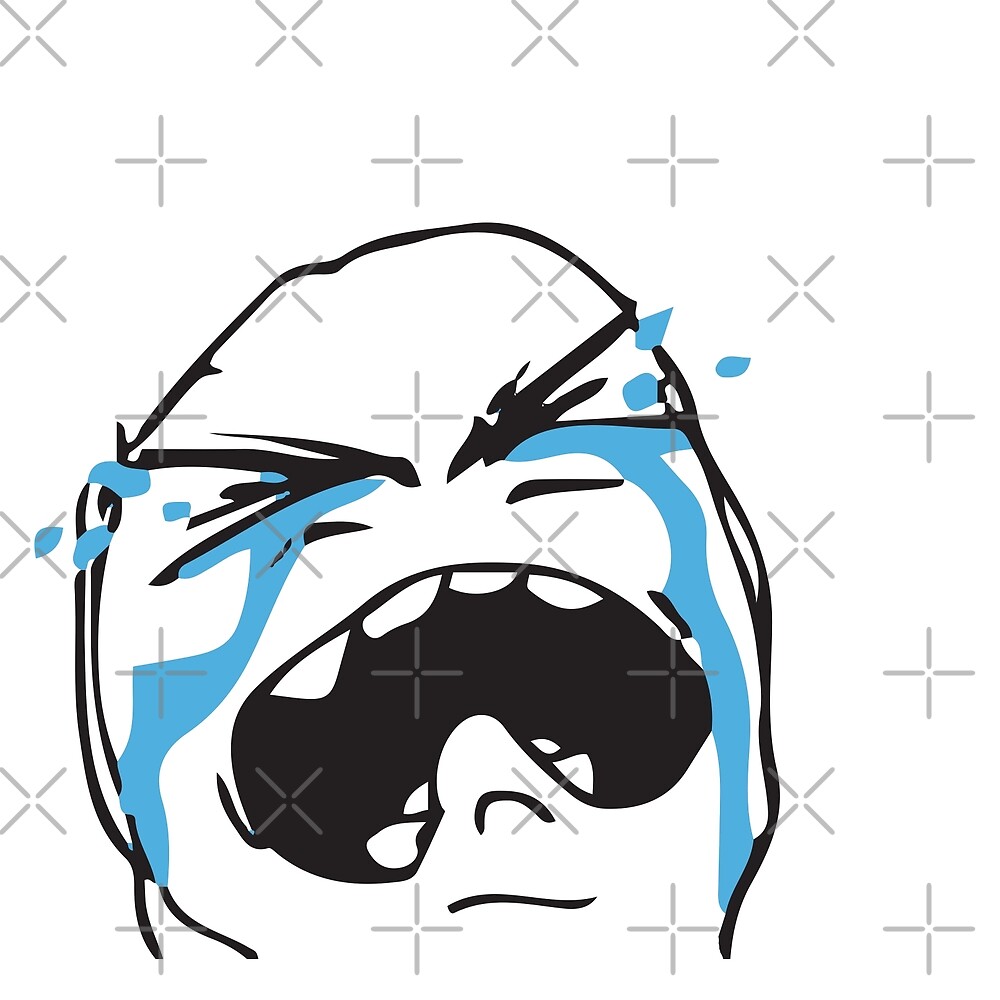 "Troll crying tantrum with big tears on the cheeks Internet memes ...