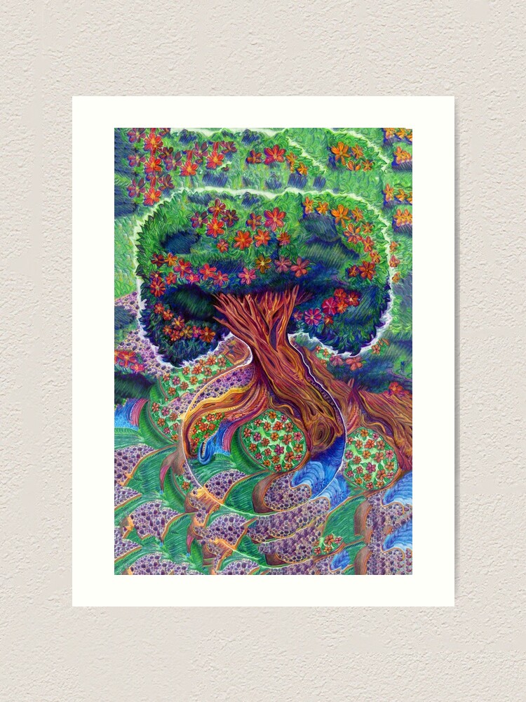 "Tree of Eden in Color" Art Print by djsmith70 | Redbubble