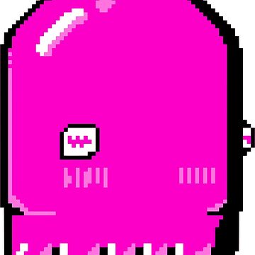 "8-bit Cuddle Fish Chibi" Sticker for Sale by ArchetypeNoir | Redbubble