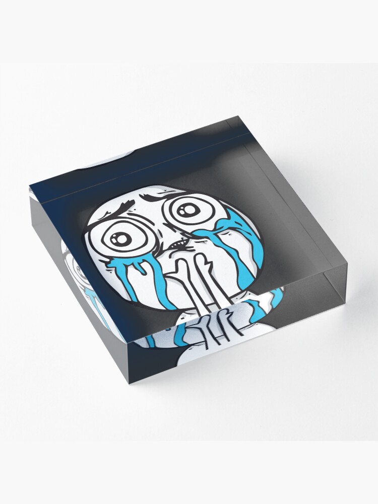 "Troll Face Cuteness Overload crying emo tears Internet memes reaction ...