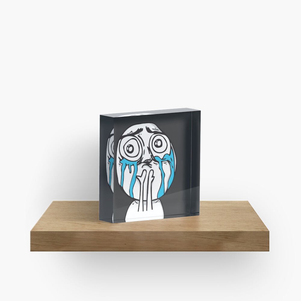 "Troll Face Cuteness Overload crying emo tears Internet memes reaction ...